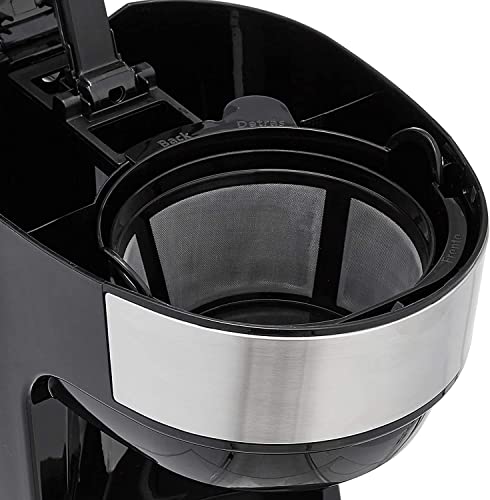 Nozaya 12-Cup Countertop Coffee Maker - for 8-10 People, Easy to Clean, Black