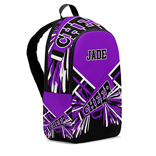 Cheer Purple CheerleadersBackpack Laptop Bag Daypack for Hiking Adult Christmas Gift
