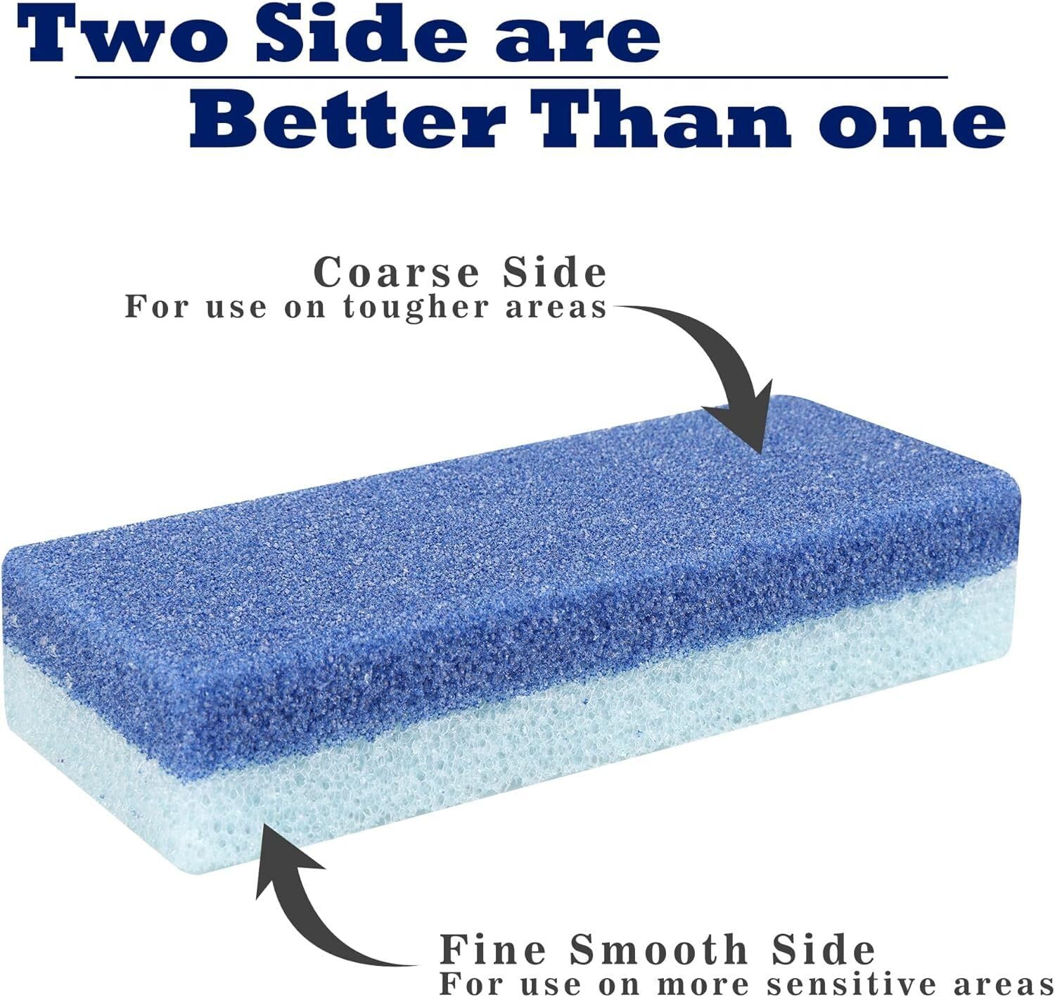 Professional Pedicure Foot Pumice Stone for Feet Skin Callus Remover and Scrubber for Dead Skins 2 Sided (Pack of 2)