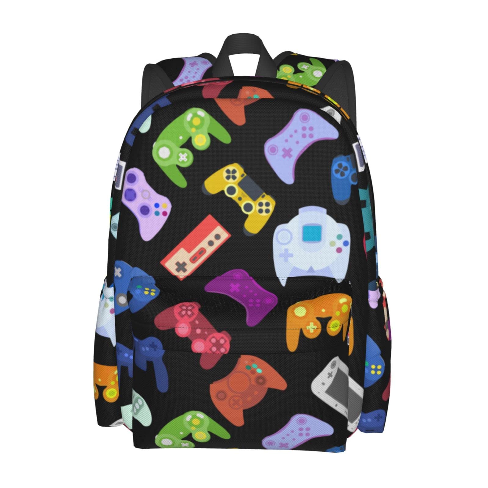 famliihw Video Game Controller Backpack Bookbag Laptop Backpacks Multipurpose Daypack for Boys Girls School Men Women Travel Hiking