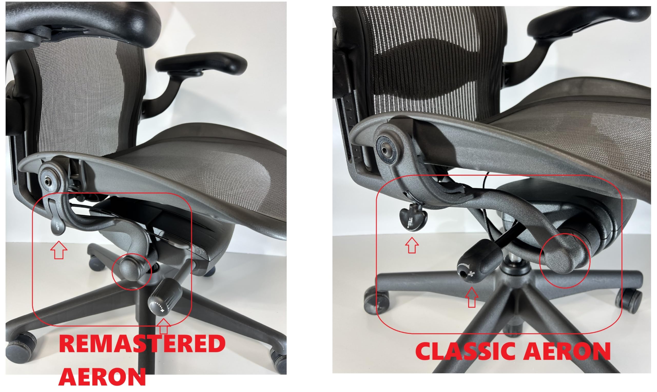 ERGOKING Headrest Compatible with Herman Miller Aeron Remastered Fully Adjustable Height & Tilt, Removable Coat Hanger Graphite Frame, Graphite Mesh