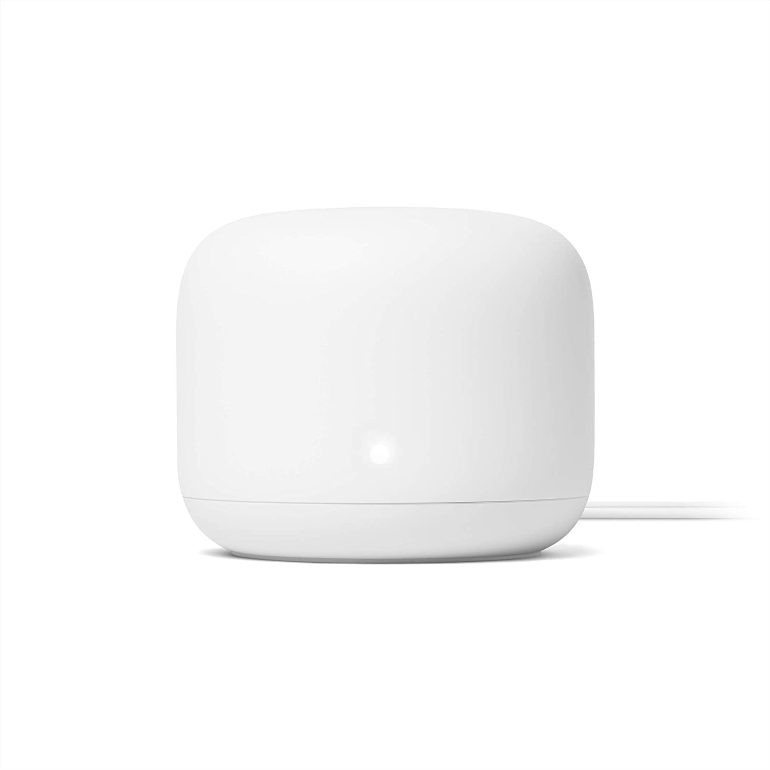 Google Nest WiFi Router and 1 Point Bundle AC2200 Mesh Wi-Fi in Eco-Friendly Non Retail Packaging (2-Pack)
