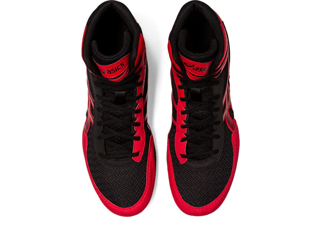 ASICS Men's MATCONTROL 3 Wrestling Shoes, 10.5, Black/Classic RED
