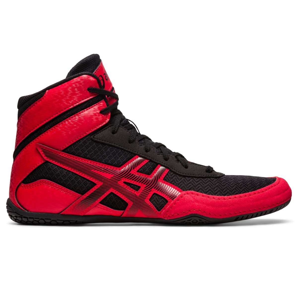 ASICS Men's MATCONTROL 3 Wrestling Shoes, 10.5, Black/Classic RED