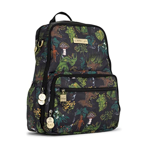 JuJuBe Zealous Diaper Bag Backpack and Fashionable Travel Bag with 9 Pockets