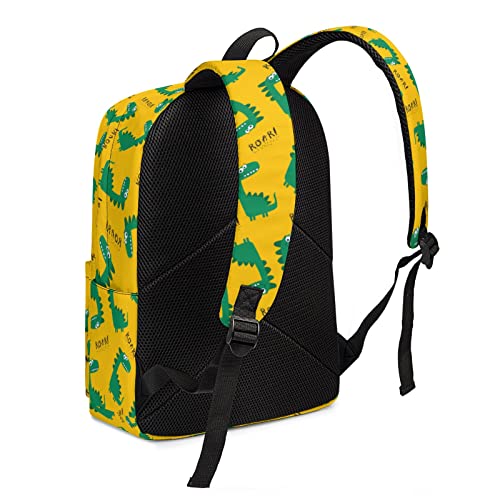 Dinosaur Bookbag Lightweight & Adjustable Classic Bookbag Travel Bag for Boys Girls