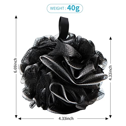 FARMOGA Bath Sponge Shower Loofah Soft Mesh Body Wash Scrubber Exfoliator Puff Shower Sponge Essential Skin Care for Women & Men Bathing Tool