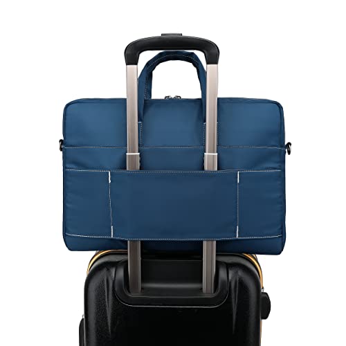 canvaslife Pattern 15 inch Canvas Waterproof Laptop Shoulder Messenger Bag for 14 inch to15.6 inch Laptop 15 Laptop Case (blue)