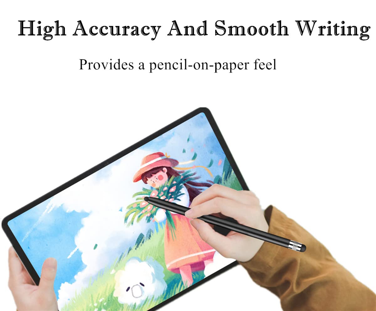 Smozer Stylus Pens for Touch Screens(4-Pack), Sensitivity & Precision Stylus Pens for iPhone/iPad/Samsung Galaxy/Tablets and All capacitive Touch Screen Devices + 8 Replaceable Rubber Tips