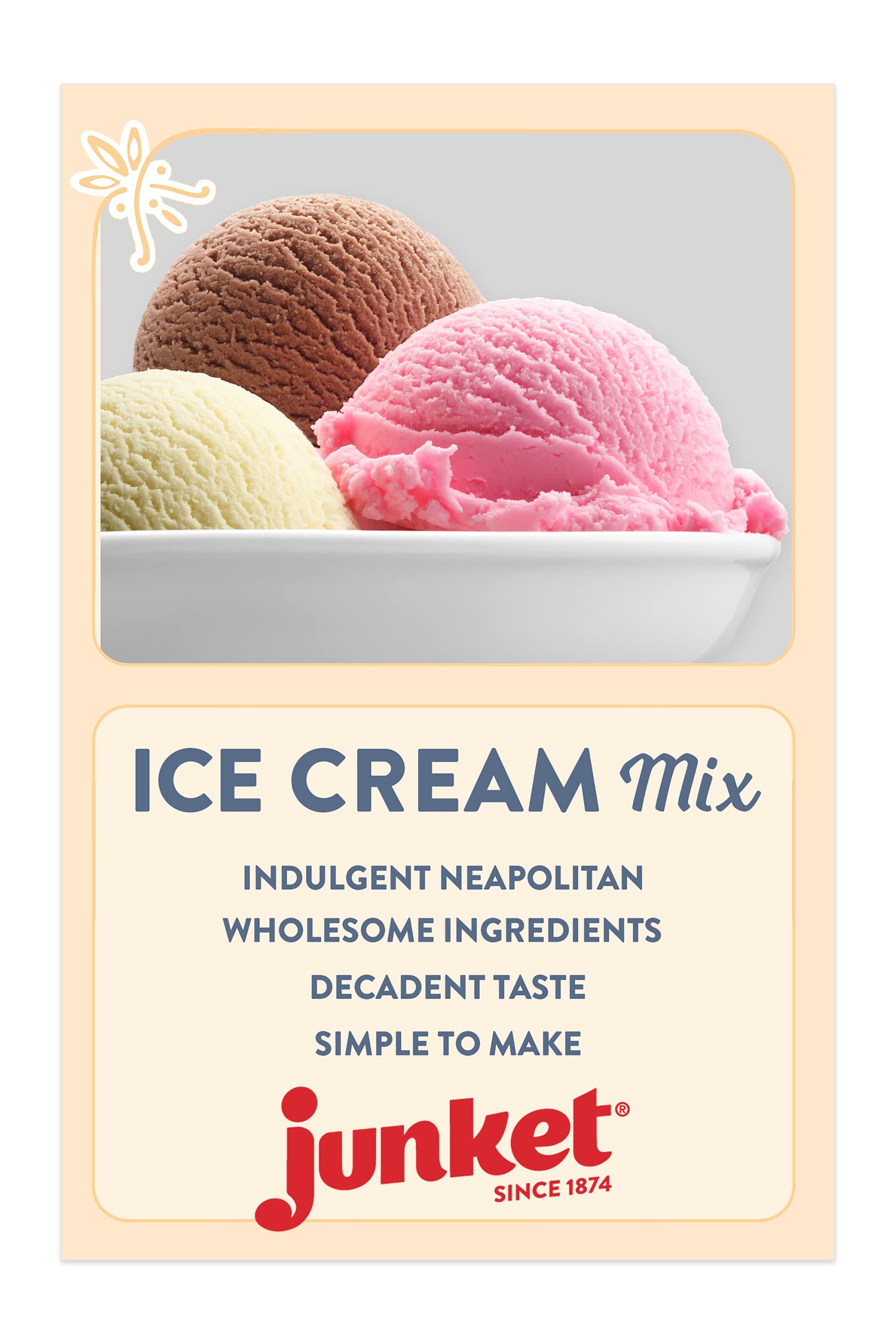 Junket Ice Cream and Gelato Mix Ultimate Bundle: 2 Chocolate, 2 Strawberry, 2 Vanilla Ice Cream Mixes and 2 Stracciatella, 2 Dark Chocolate, 2 Strawberry Cheesecake Gelato Mixes (Variety Pack of 12)