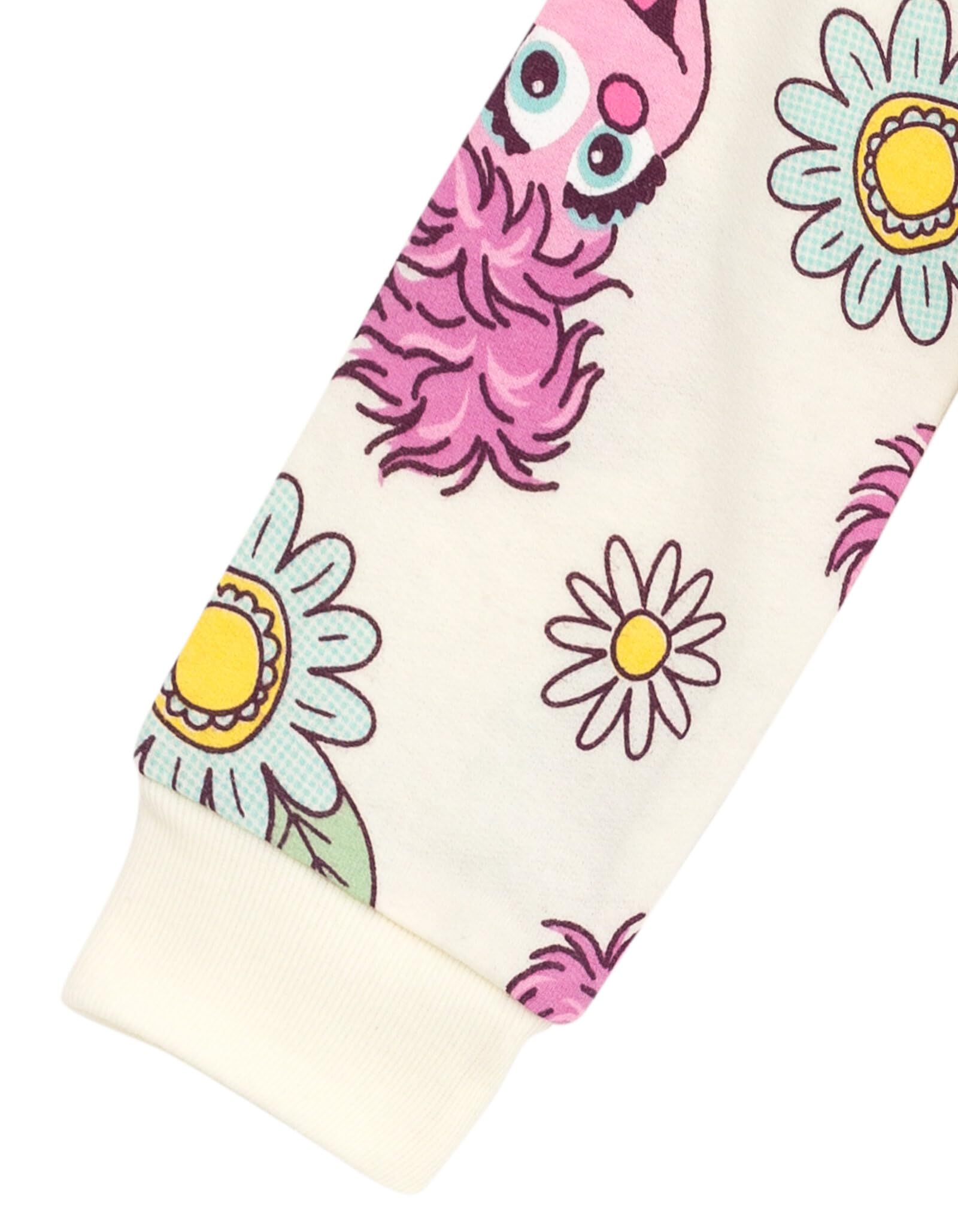 Sesame Street Abby Cadabby Toddler Girls French Terry Sweatshirt Pink 2T