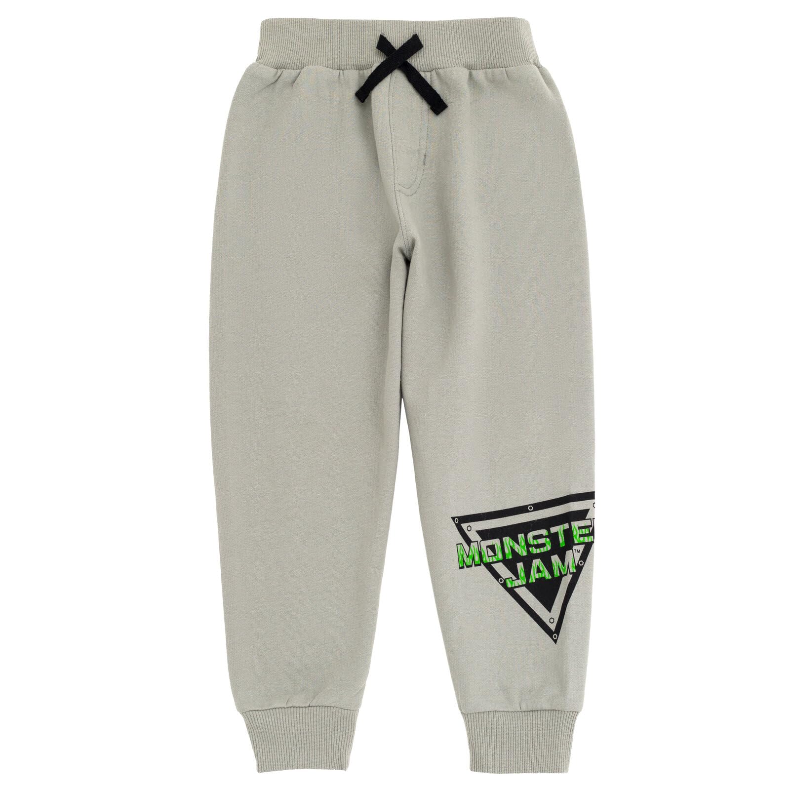 Monster Jam Little Boys Hoodie and Jogger Pants Outfit Set Light Gray 7-8