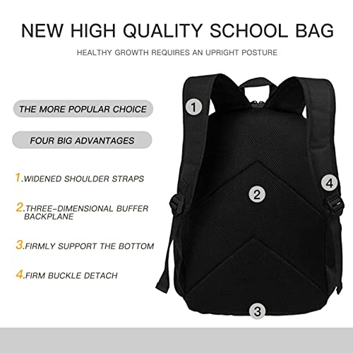 JUNXNJAO Backpack Cute Frog Pattern Laptop Unique Casual Schoolbag for Teen Boys/Girls Travel Backpack Christmas Gift
