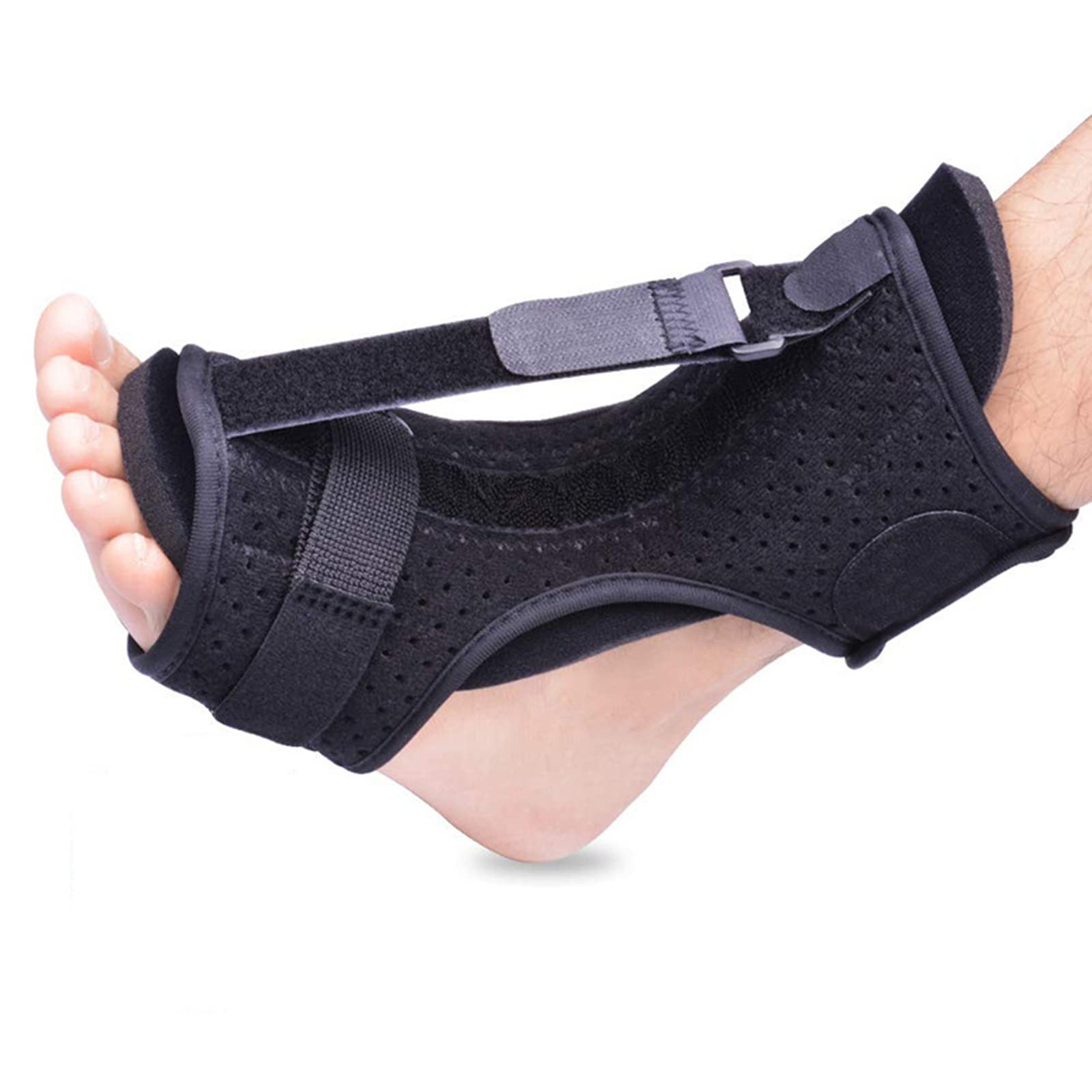 Fasciitis Night Foot Splint, Adjustable Achilles Tendonitis Night Brace Foot Support - Steel Sheet (37 X 23 X 32cm)