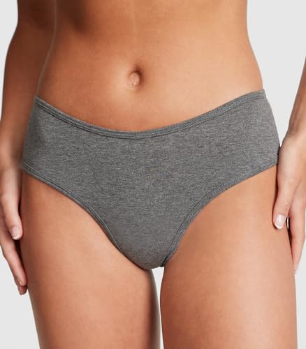 Victoria's Secret PINK Women's Cotton Cheeky Underwear, Panties for Women, Neutral, (XL)