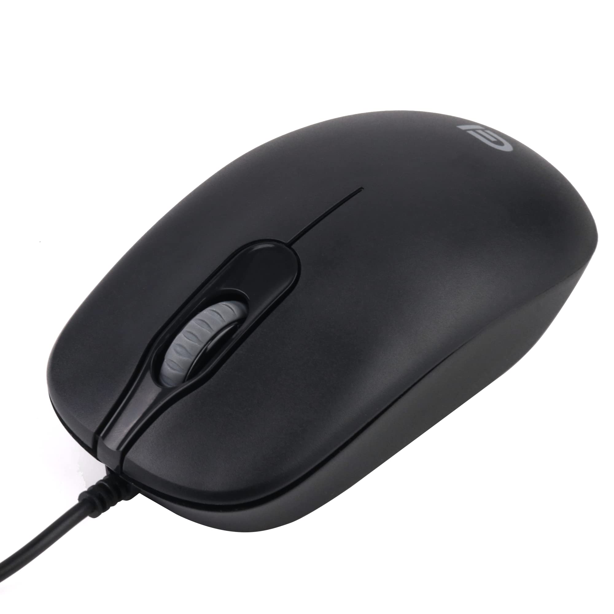 SGIN USB Wired Mouse, 1000 DPI for Computer, Laptop, PC, Comfortabe Design for Right or Left-Hand Users Reduces Muscle Strain, Black