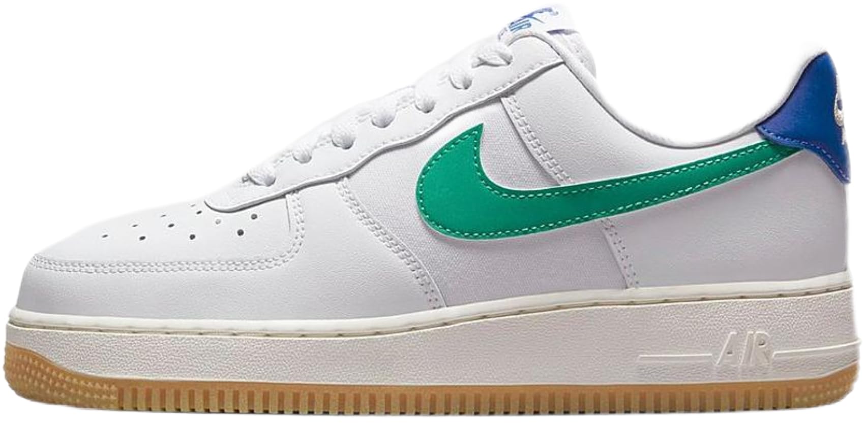 Nike Air Force 1 Low Womens White Game Royal Stadium Green Size 9