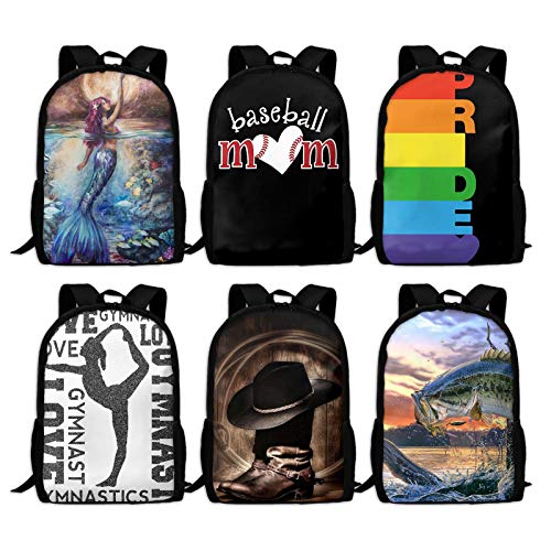 Burning Fire Motorcycle Dity Bike Lightweight Backpack Bookbags Outdoor Travel Laptop Daypack