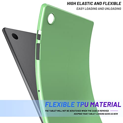 WOGROO Case for Samsung Galaxy Tab A8 Case 2022, Slim Design Soft TPU Protective Cover for Samsung Galaxy Tab A8 Case 10.5 inch 2022 Tablet (SM-X200/X205/X207) - Green