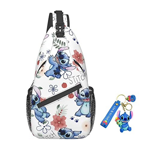 Sling Bag for Men Fanny Pack Adult Crossbody Sling Backpack Travel Hiking Chest Bag Daypack Purses Backpack Shoulder Bag for Teens Women