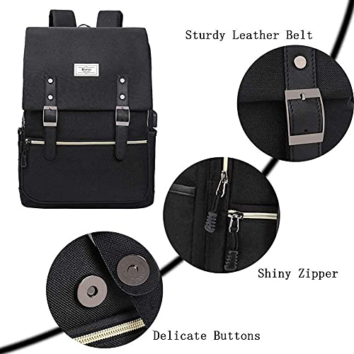 Ronyes Unisex College Bag Fits up to 15.6ββ Laptop Casual Rucksack Waterproof School Backpack Daypacks