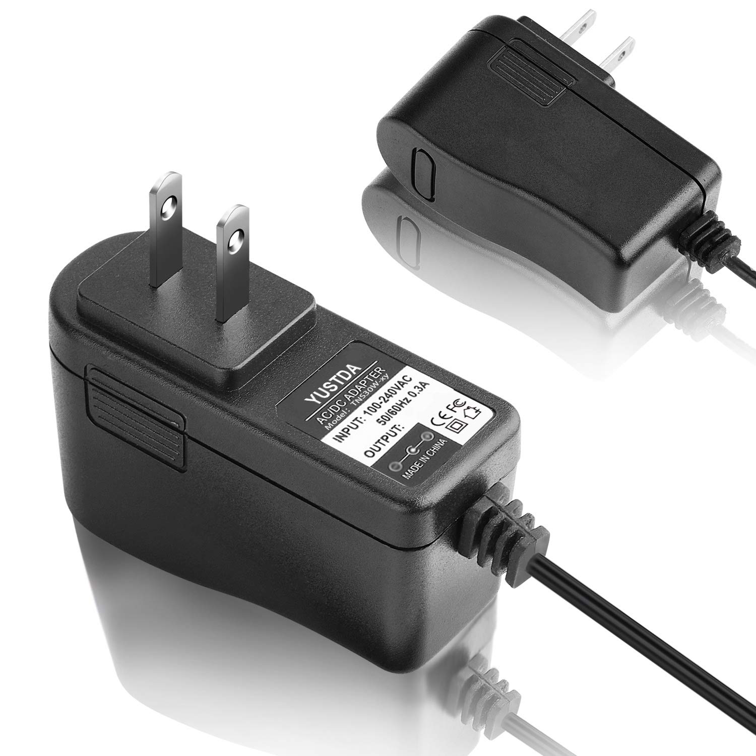 Yustda 5V AC/DC Adapter Replacement for Comfier 4805B 4805S CF 4805 CF-4805B CF-4805S CF4805 3.7V 2600mAH Li-ion Battery Cordless Hand Massager Innov IVP0500-2000U 5VDC Power Supply Charger