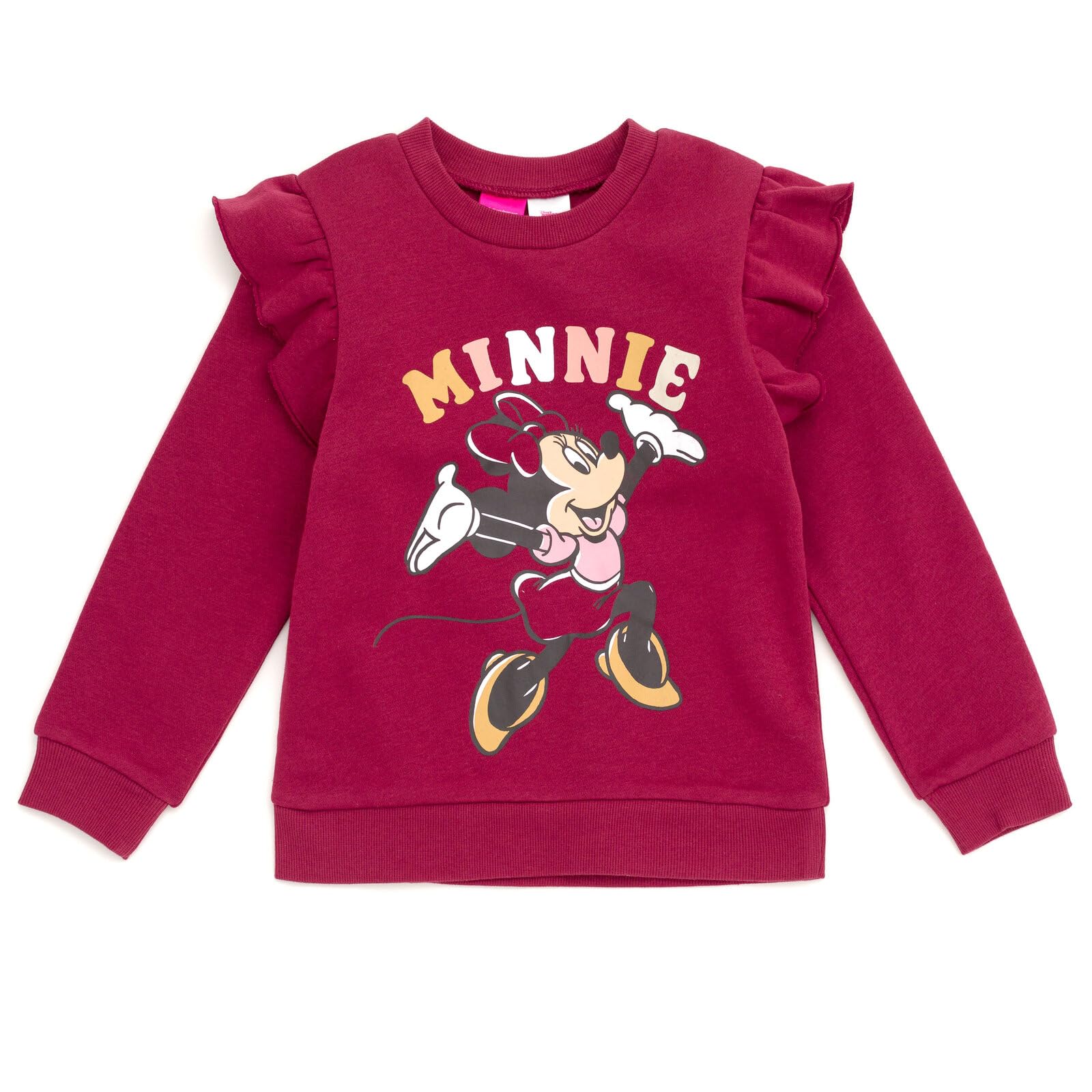 Disney Minnie Mouse Toddler Girls Fleece Sweatshirt and Pants Set Polka Dots Minnie Mouse/Polka Dot 3T