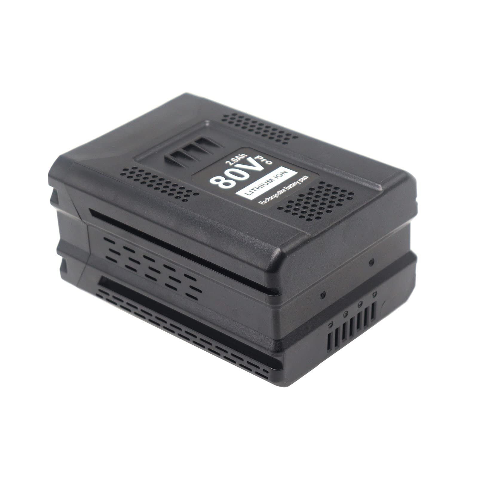 Kemjio 80V 2.0Ah Battery Replacement for Greenwks PRO 80V Max Lithium Ion Battery GBA80200 GBA80250 GBA80400 GBA80500 Compatible with GCH8040 GST80320 ED80L00 BL80L00 2502202 GCS80450 CS80L01