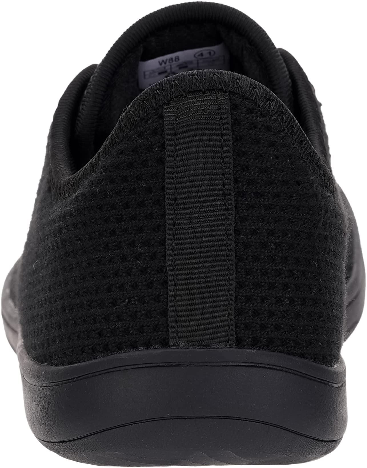 WHITIN Wide Toe Box Barefoot Sneakers for Men Minimalist Minimus Zero Drop Sole Shoes Size 11 Width 11W Walking Outdoor Training All Black 45