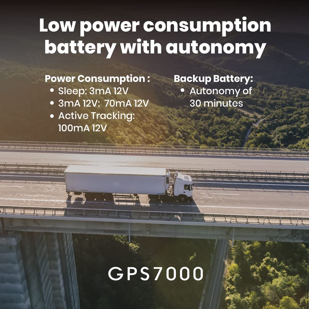 GPS7000 GPS Tracker for Vehicles - Hidden Tracking Device for Any Vehicle - Easy Installation on Car's Battery- 10 Days of Service - Subscription Required - Low Cost Subscription Plan Options