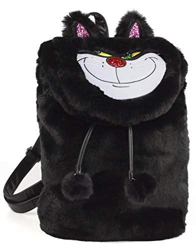 Danielle Nicole Disney Cinderella's Lucifer Faux Fur Backpack One Size