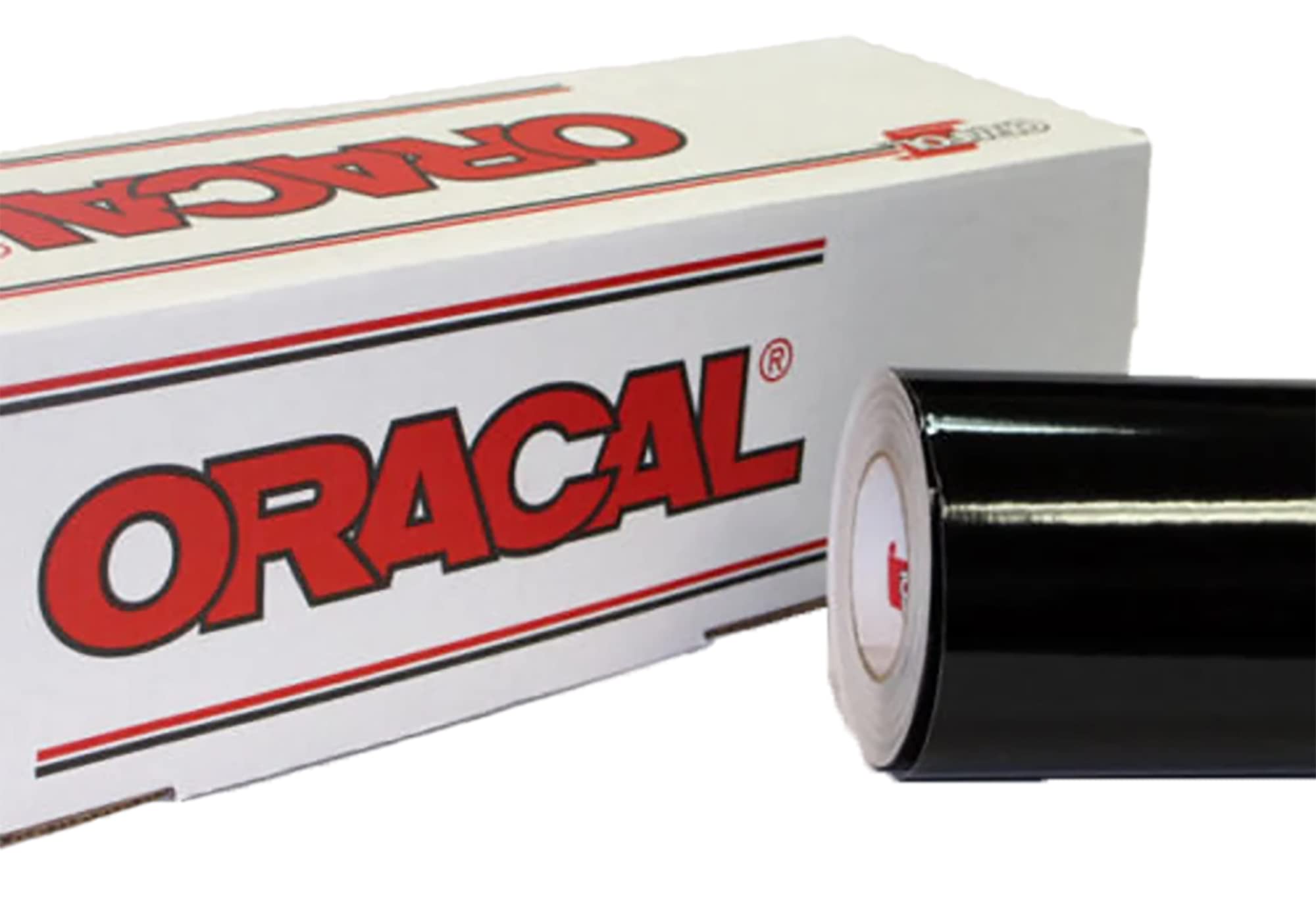 Permanent Vinyl Oracal651 Adhesive Decal Sticker Vinyl 12" Roll (12" x 25ft, Black Gloss)