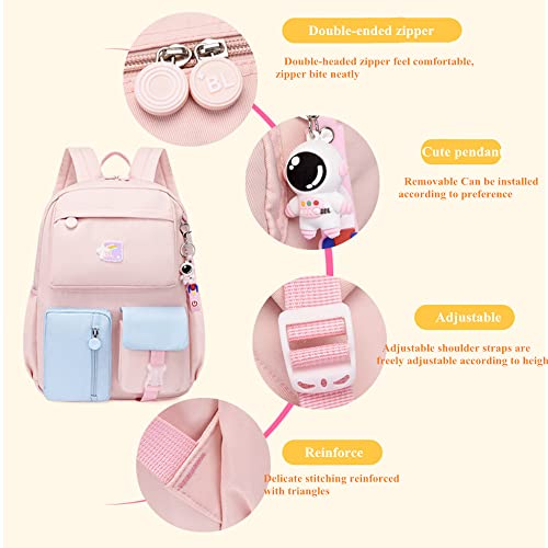 LANSHIYA Cute kids Backpack for Girls Elementary School Students Casual Daypack Lightweight Outdoor Bookbag for Teens