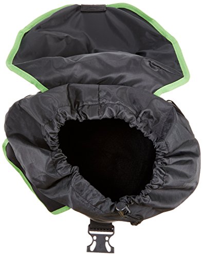 Hilmor HVAC/R Refigerant Tank & Utility Backpack with 8 Carabiner Loops & Storage Pocket, Black & Green, 1891628