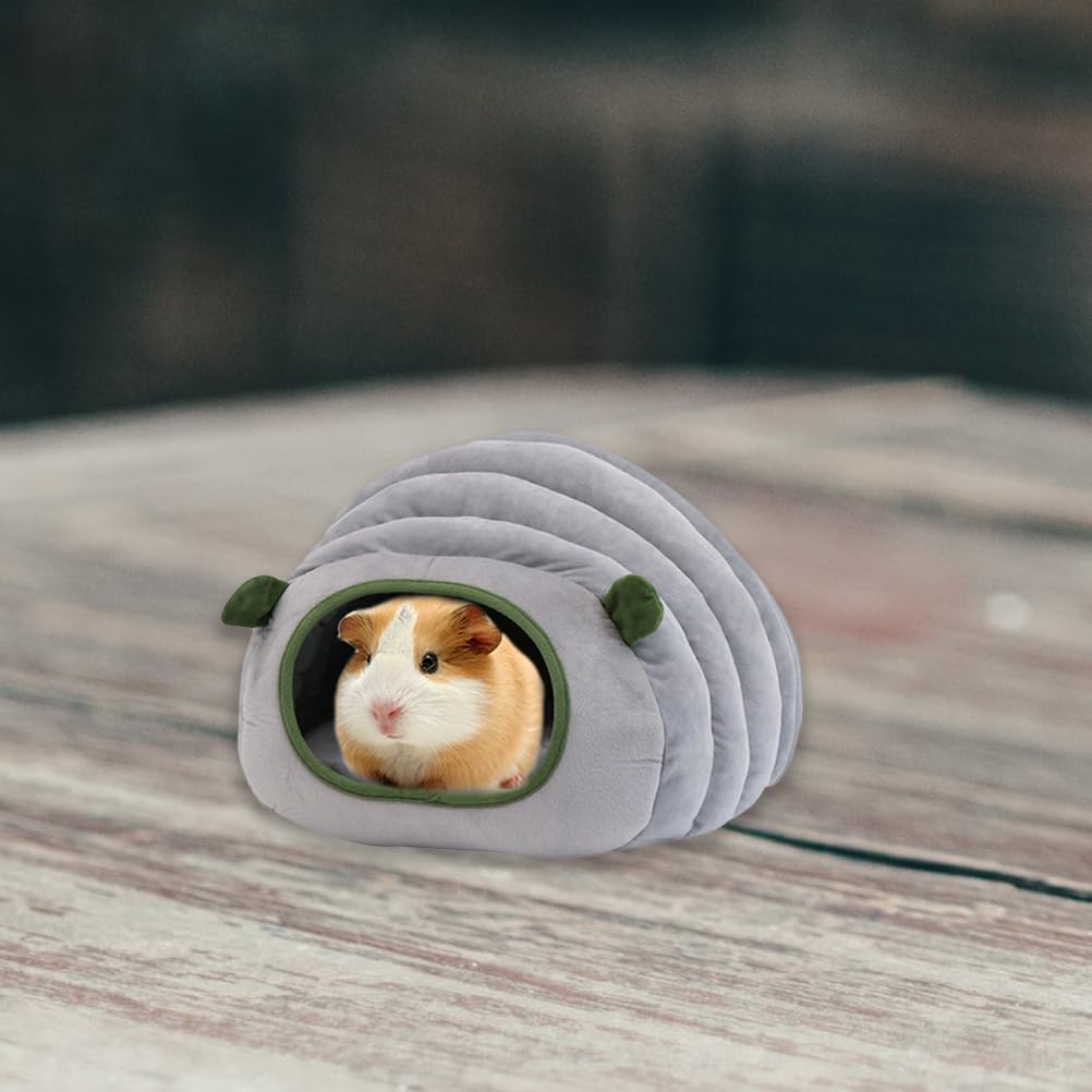 BCOATH Pet Bed 1pc Hamster Sleeping Nest Indoor Hedgehog Toys Pets Plush Hedgehog Beds for Indoor Hamsters Hamster Cage Warm Pet Bed Hamster Sleeping Bed Hedgehog Cage Grey