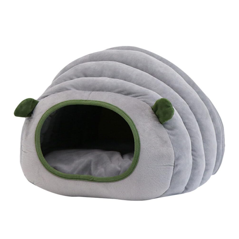 BCOATH Pet Bed 1pc Hamster Sleeping Nest Indoor Hedgehog Toys Pets Plush Hedgehog Beds for Indoor Hamsters Hamster Cage Warm Pet Bed Hamster Sleeping Bed Hedgehog Cage Grey