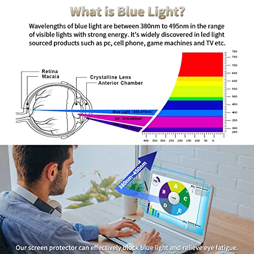 F FORITO 2-Pack Anti Blue Light Screen Protector Compatible with 13.5" Microsoft Surface Laptop 1/2/3/4/5 | Protect Your Eye & Reduce Glare | Anti Scratch & Anti Fingerprints