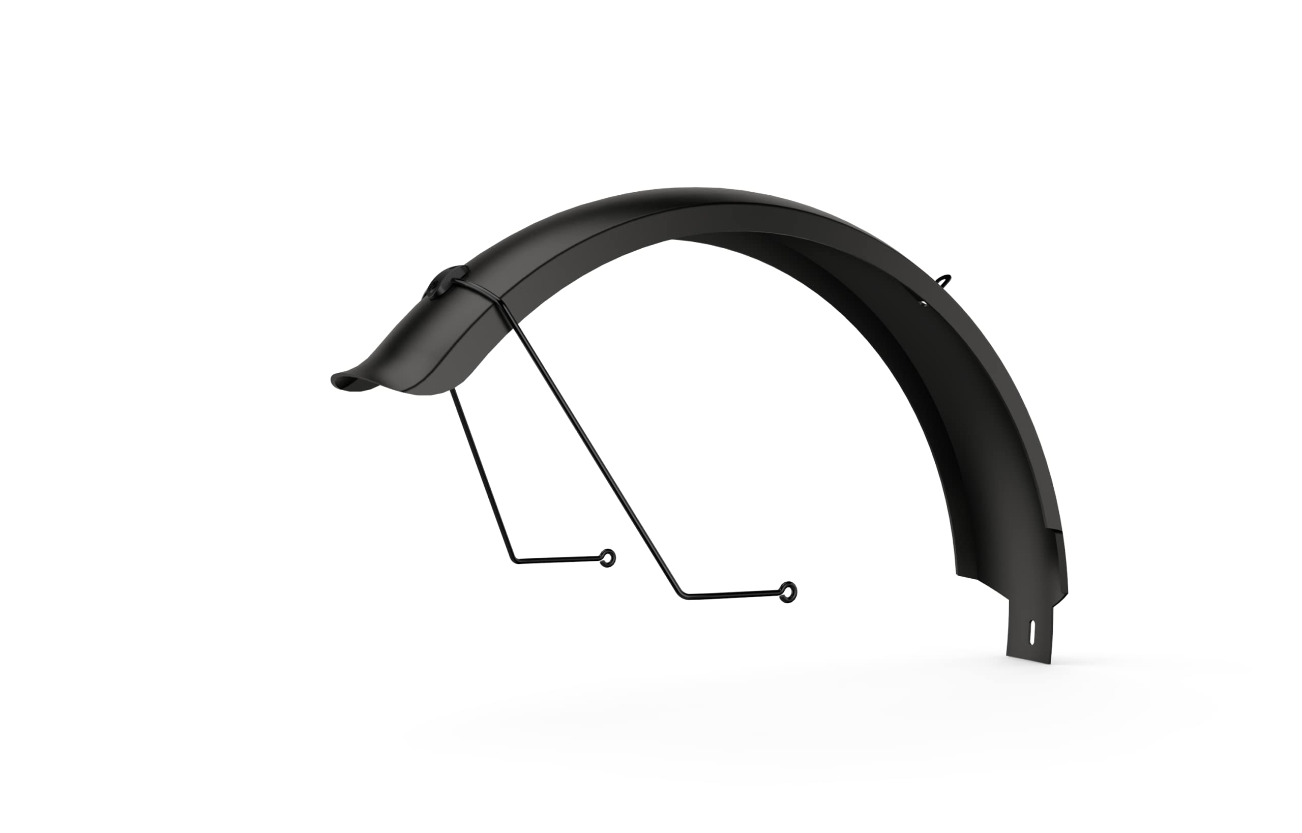 HOVSCO Electric Bike Hardcore Bike Front Rear Fenders Compalicateble for 20"/ 26"/ 27.5" Ebike Fenders Black