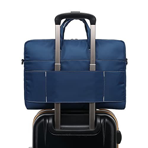 SHWN Pattern 15 "Waterproof Laptop Shoulder Messenger Bag with 14" -15.6 "Bounce Bubble protection (blue)
