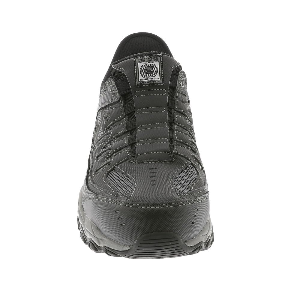 Skechers Men's Hands Free Slip-ins Cankton-Faison St Industrial Shoe, BLK, 13 Wide