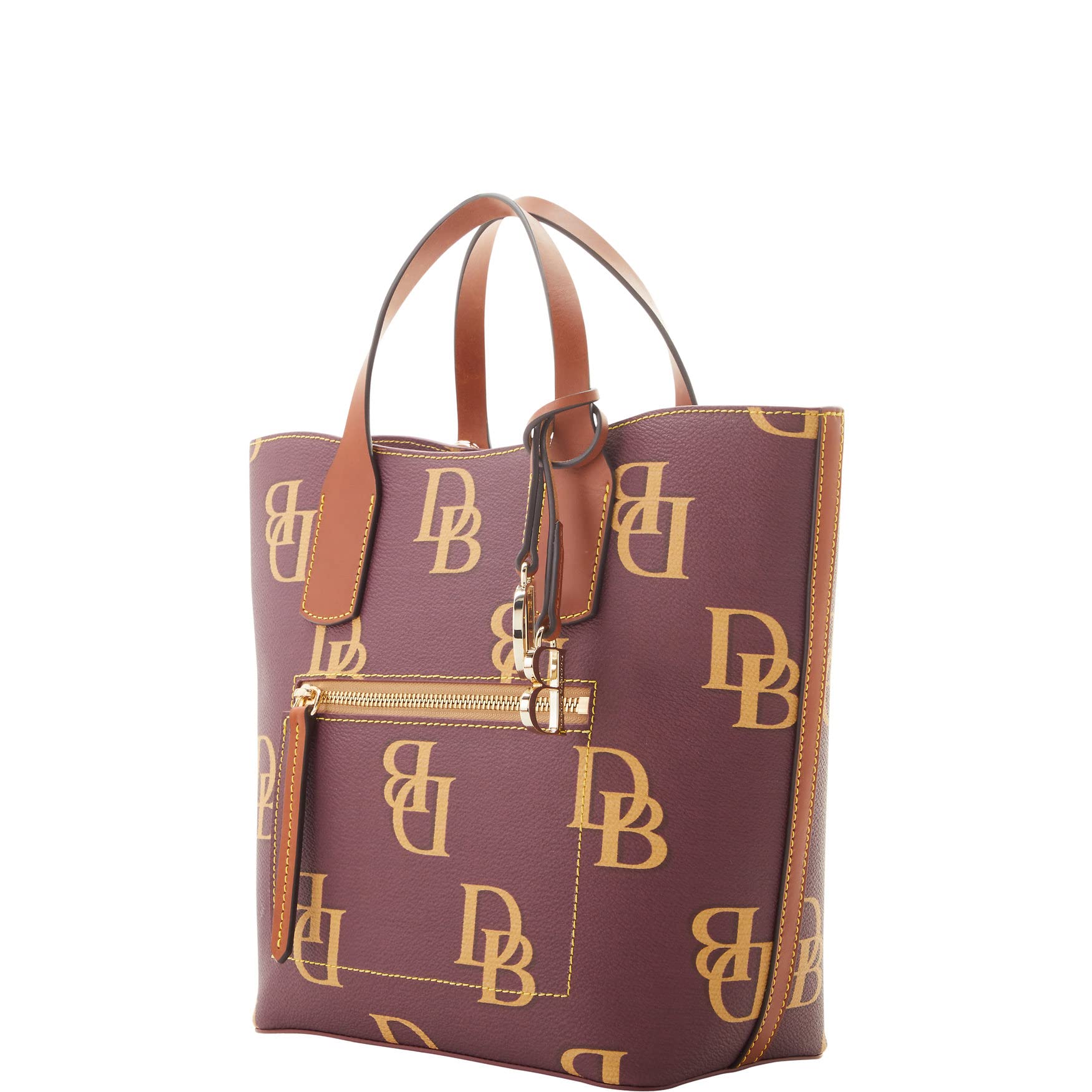 Dooney & Bourke Handbag, Monogram Brinley Shoulder Bag - Wine