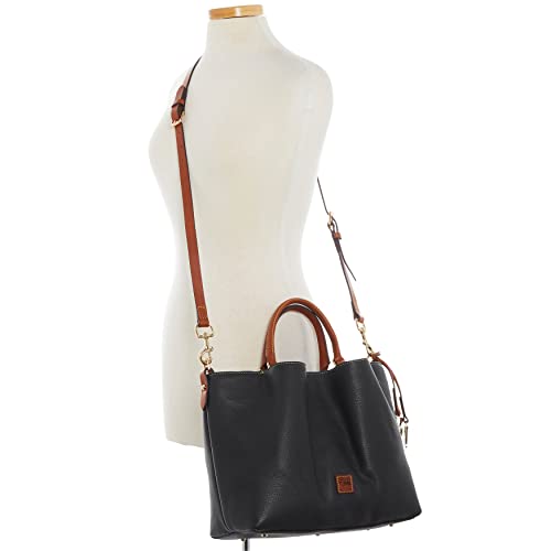 Dooney & Bourke Crossbody Satchel Bags for Women, Large Barlow Leather Handbags with Removable Shoulder Strap