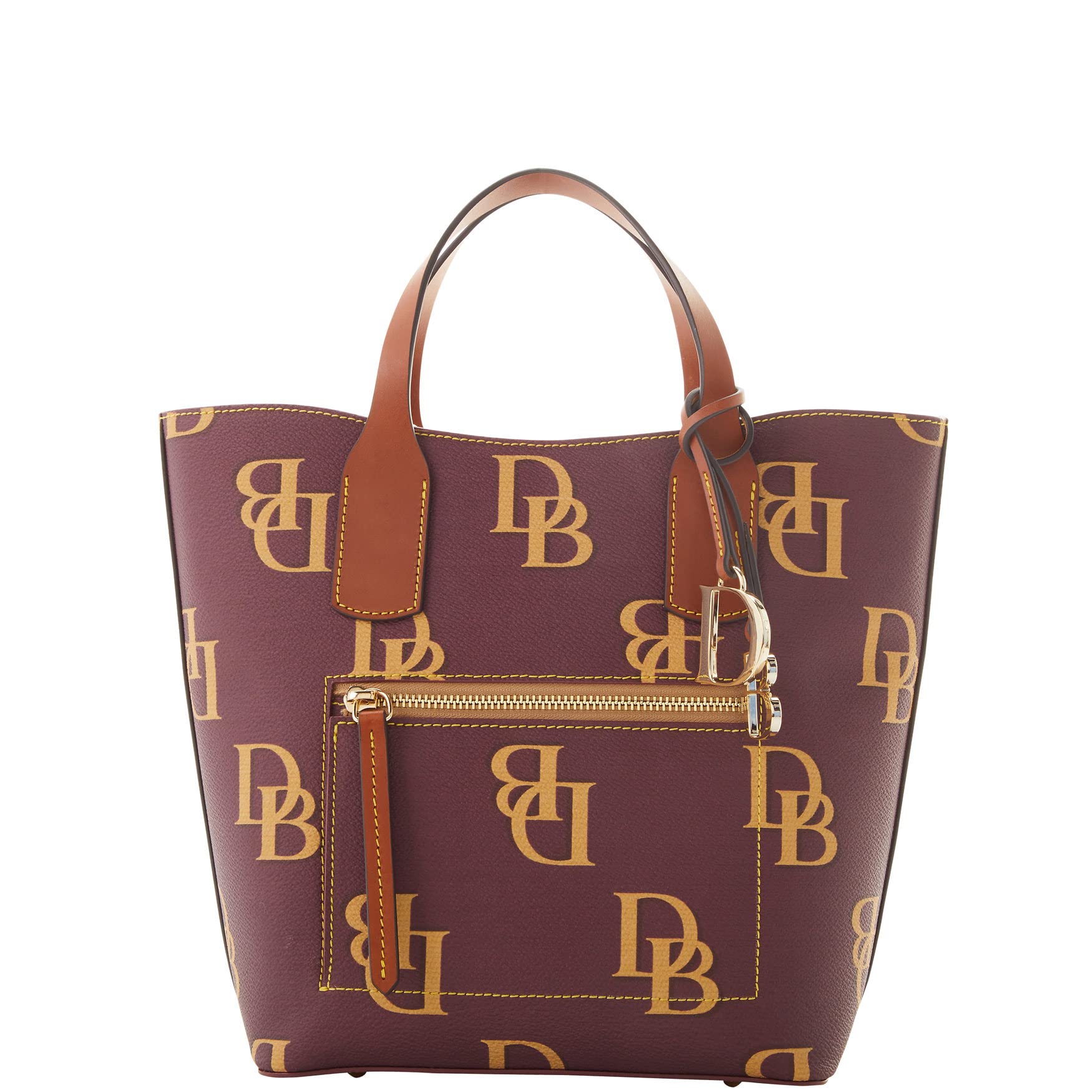 Dooney & Bourke Handbag, Monogram Brinley Shoulder Bag - Wine