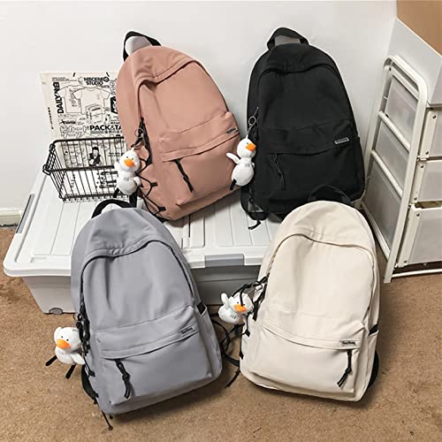 Elsegeod Laptop Backpacks for Travel School College Work,School Backpack Anti Theft Travel Daypack Large Bookbags for Teens Girls Women Students,Black