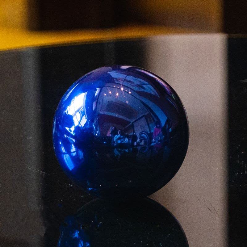 Royal Blue Gazing Ball, 10/8/6/5/4/3'' Gazing Globe Mirror Ball, Stainless Steel Ball (8inch)