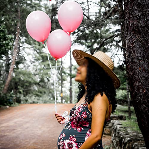 200pcs Small Pink Latex Balloons - 5 Inch Mini Thick Pink Birthday Balloons for Birthday & Wedding Decorations, Baby Shower