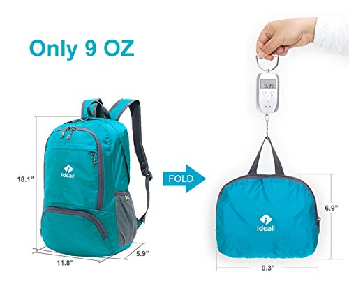 IdealTech Lightweight Packable Backpack (Orange)