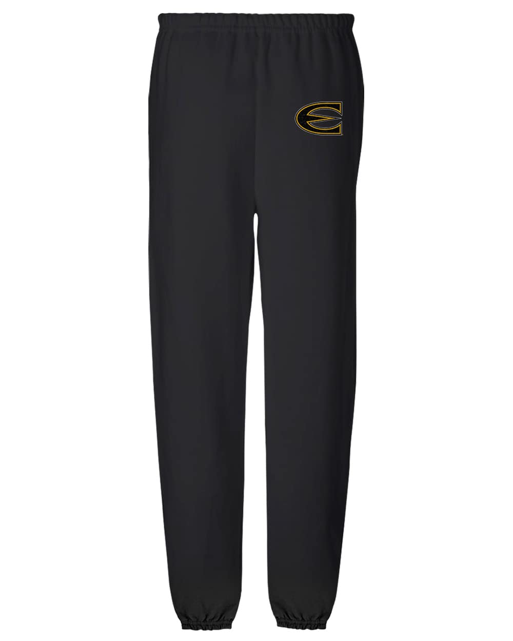 LOGOVISION Emporia State University School Logo Mens Jogger Sweatpants, Black, Large