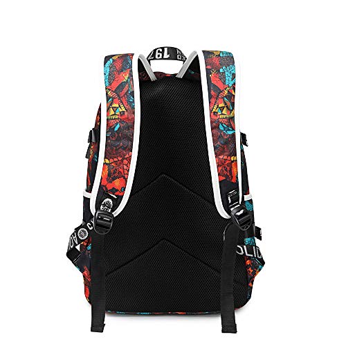 Oxford Students School Backpack Laptop Knapsack Travel Bags Waterproof Schoolbag Daypacks (6)