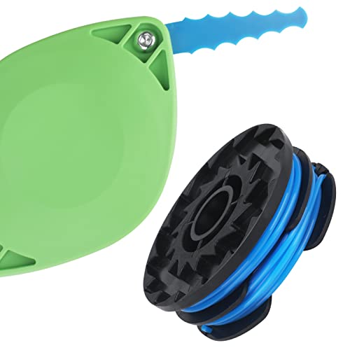 Kaberalty 2900719 Trimmer Head Blade+Spool Line 20ft 0.065" Compatible with Greenworks 2101602 2101602A STBA40B210,ST40B410,BST4000 Dual line String Trimmers (21 Pack)